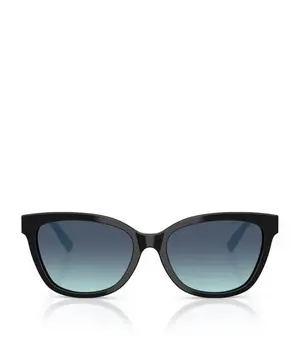 Tiffany & Co. Acetate Square Sunglasses - Black