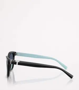 Tiffany & Co. Acetate Square Sunglasses - Black