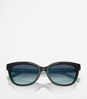 Tiffany & Co. Acetate Square Sunglasses - Black