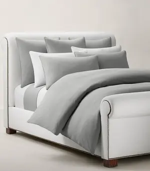 Ralph Lauren Cotton Polo Player Single Fitted Sheet - Grey