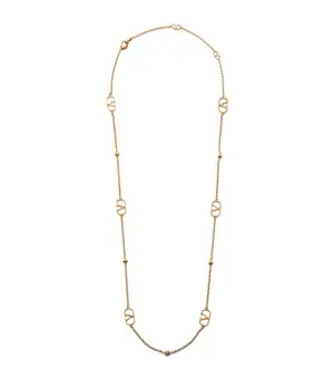 Valentino Garavani Vlogo Signature Necklace - Gold
