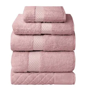 YVES DELORME Toile Guest Towel - Pink