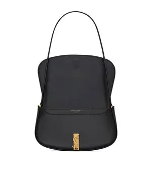 Saint Laurent Mini Leather Voltaire Shoulder Bag - Black