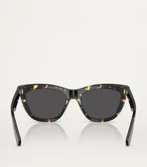 Burberry Acetate Wayfarer Sunglasses
