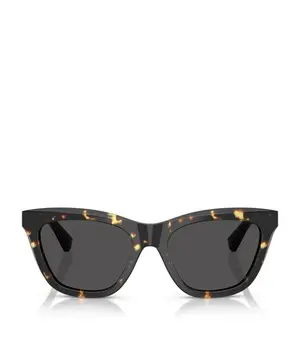 Burberry Acetate Wayfarer Sunglasses Brown