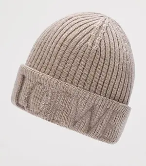 Loewe Wool Logo Beanie - Beige