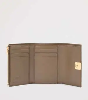 Loewe Small Leather Anagram Wallet - Brown