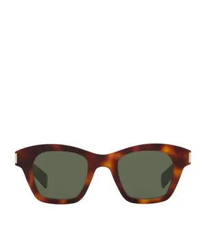 Saint Laurent Acetate Sunglasses - Brown