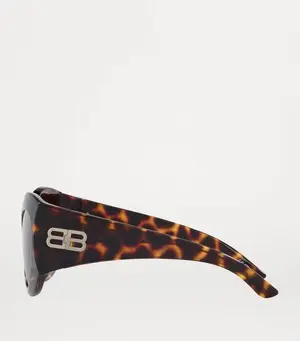 Balenciaga Injected 6e000286 Sunglasses - Brown