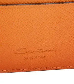 Santoni Leather Card Holder