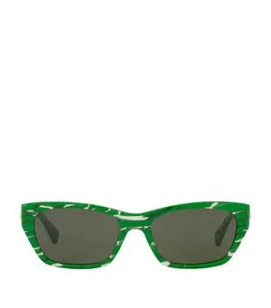 Bottega Veneta Rectangular Sunglasses