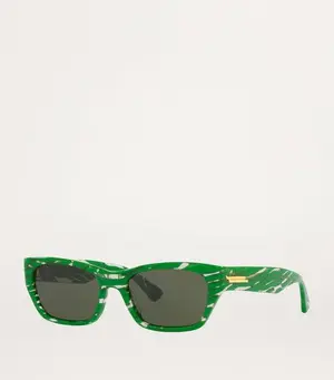 Bottega Veneta Rectangular Sunglasses