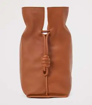 Loewe Large Leather Flamenco Shoulder Bag - Brown