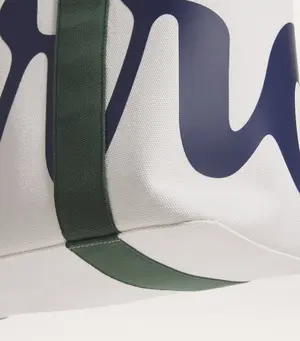 Harrods Cotton Logo Tote Bag - Ivory