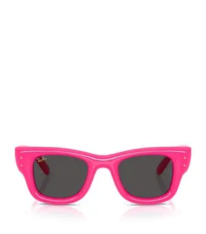 Ray-ban X A$ap Rocky Wayfarer Puffer Sunglasses - Pink