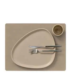 LIND DNA Large Square Corduroy Placemat - Brown