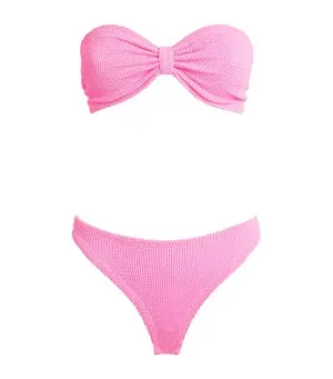Hunza G Bandeau Bikini - Pink