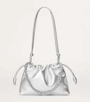 Loewe Medium Flamenco Purse - Silver