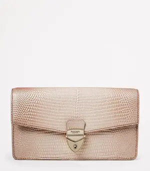 ASPINAL OF LONDON Mayfair Clutch Bag - Neutral