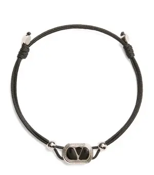 Valentino Garavani Vlogo Signature Bracelet - Black