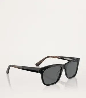 Brunello Cucinelli Acetate Bc4003s Sunglasses - Black