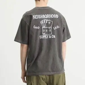 NEIGHBORHOOD Ss-14 Good Luck T-shirt - Black