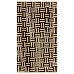 BAINA Saroma Bath Mat - Sand/noir