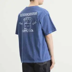 NEIGHBORHOOD Ss-14 Good Luck T-shirt - Navy