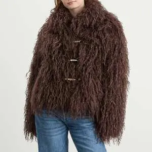PEACHY DEN Patti Faux Fur Coat