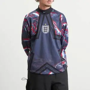 Nike England 2025 Goalkeeper Long Sleeve Shirt - Black/obsidian/white