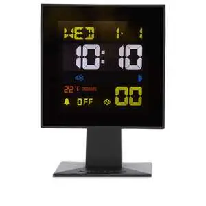 NEWGATE Monolith Lcd Alarm Clock - Black