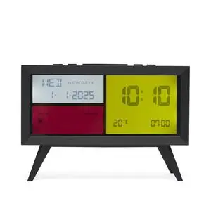 NEWGATE Spectronoma Lcd Alarm Clock - Black