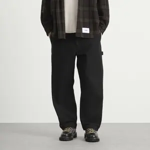 WTAPS Cotton Canvas Carpenter Trousers - Black