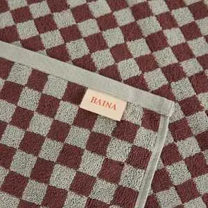 BAINA Beppu Bath Mat - Cement/rhus