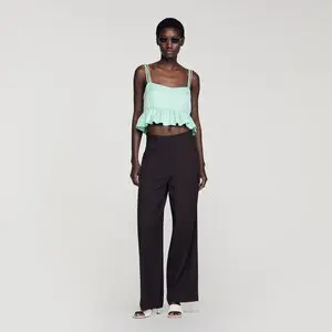 Sandro Zip Up Camis Tanks For Women