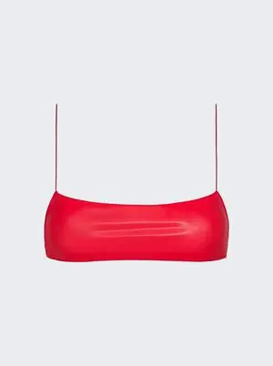 TROPIC OF C The C Bralette Bikini Top - Red