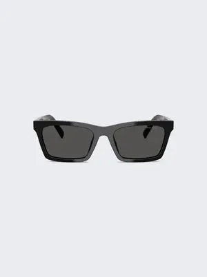 Miu Miu Rectangular Sunglasses - Black