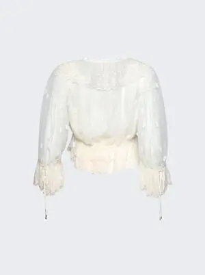 CHLOÃ© V-neck Ruffle Top