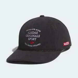 Adidas Unfair Way Strapback Cap - Black / White / Scarlet