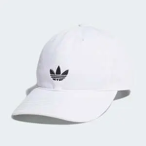 Adidas Relaxed Trefoil Strapback Cap - White / Black