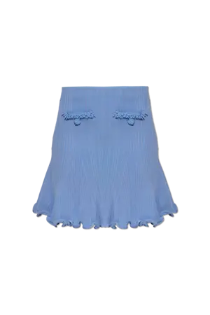 SELF-PORTRAIT Mini Skirt With Bead Embellishments