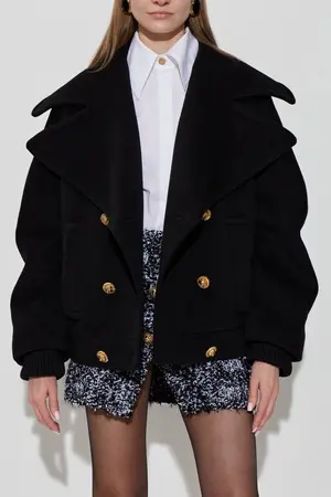 Balmain Wool Jacket - Black