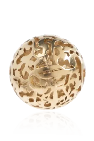 JIMMY CHOO Earrings With Logo - Gold