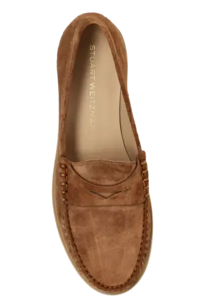 STUART WEITZMAN Lottie Loafers - Brown