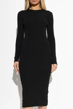 Fear Of God Fitted Midi Dress - Black