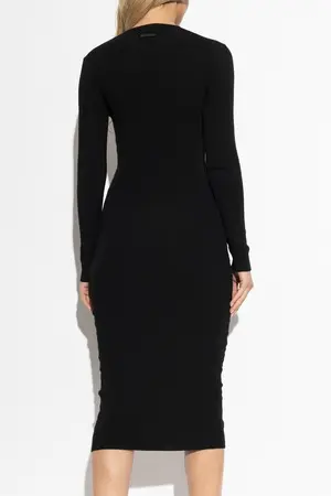 Fear Of God Fitted Midi Dress - Black