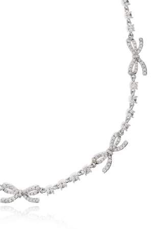 SELF-PORTRAIT Necklace With Shimmering Crystals