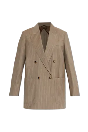 Max Mara Acciaio Oversized Blazer Beige