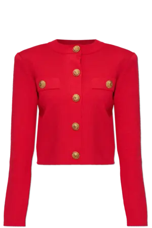 Balmain Cardigan With Shoulder Pads