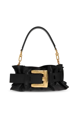 Balmain Anthem Mini Shoulder Bag - Black